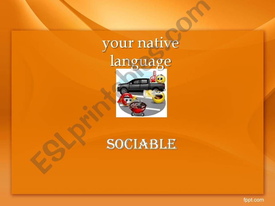 ESL English PowerPoints CHARACTER AND PERSONALITY 3 OUT OF 5 ESL English PowerPoints CHARACTER AND PERSONALITY 3 OUT OF 5