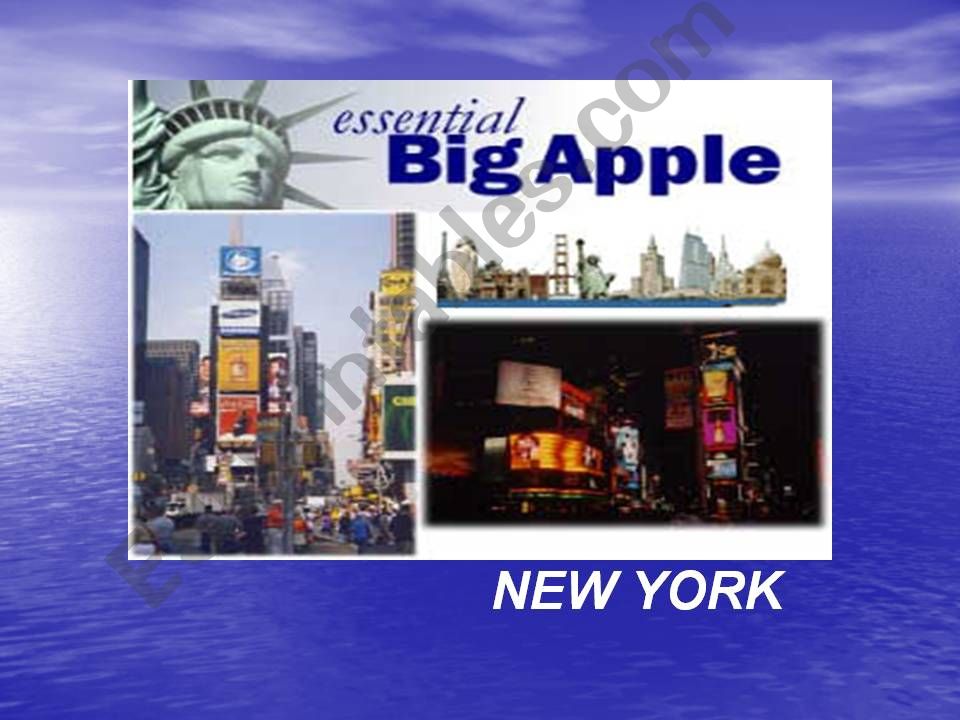 ESL - English PowerPoints: NEW YORK
