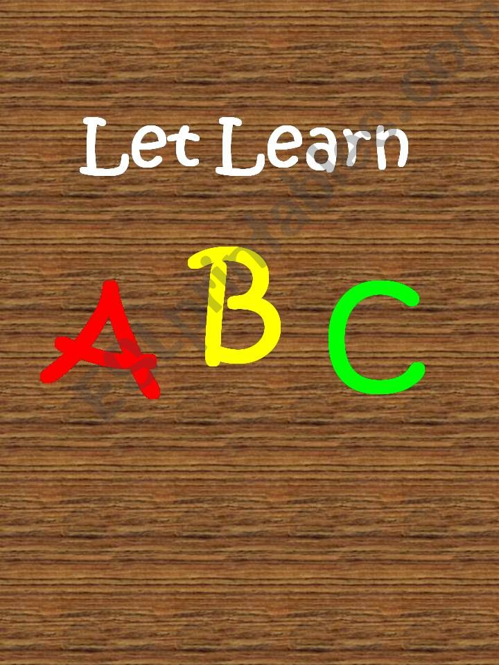 ESL - English PowerPoints: ABC