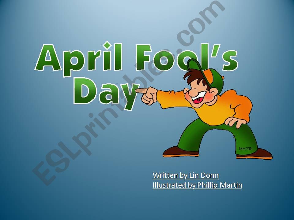 ESL - English PowerPoints: April fool`s day