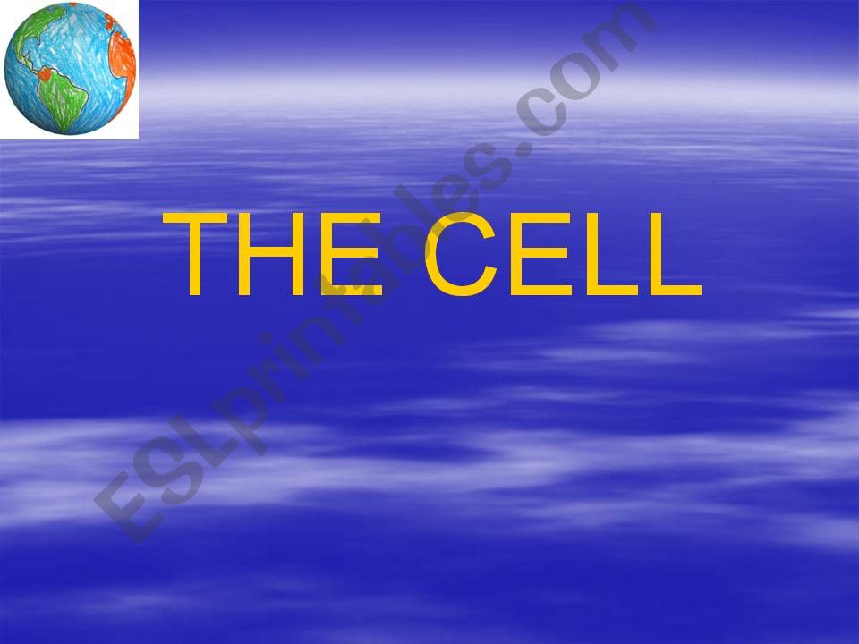 ESL - English PowerPoints: the cell