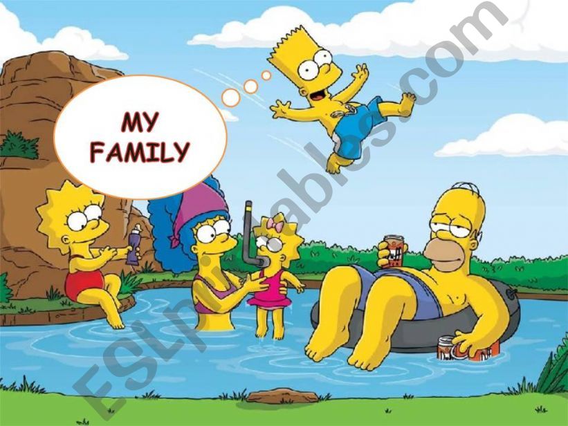 ESL - English PowerPoints: my family