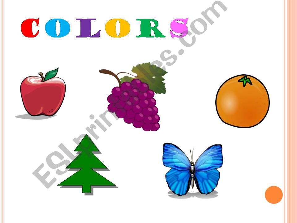 ESL - English PowerPoints: COLOURS