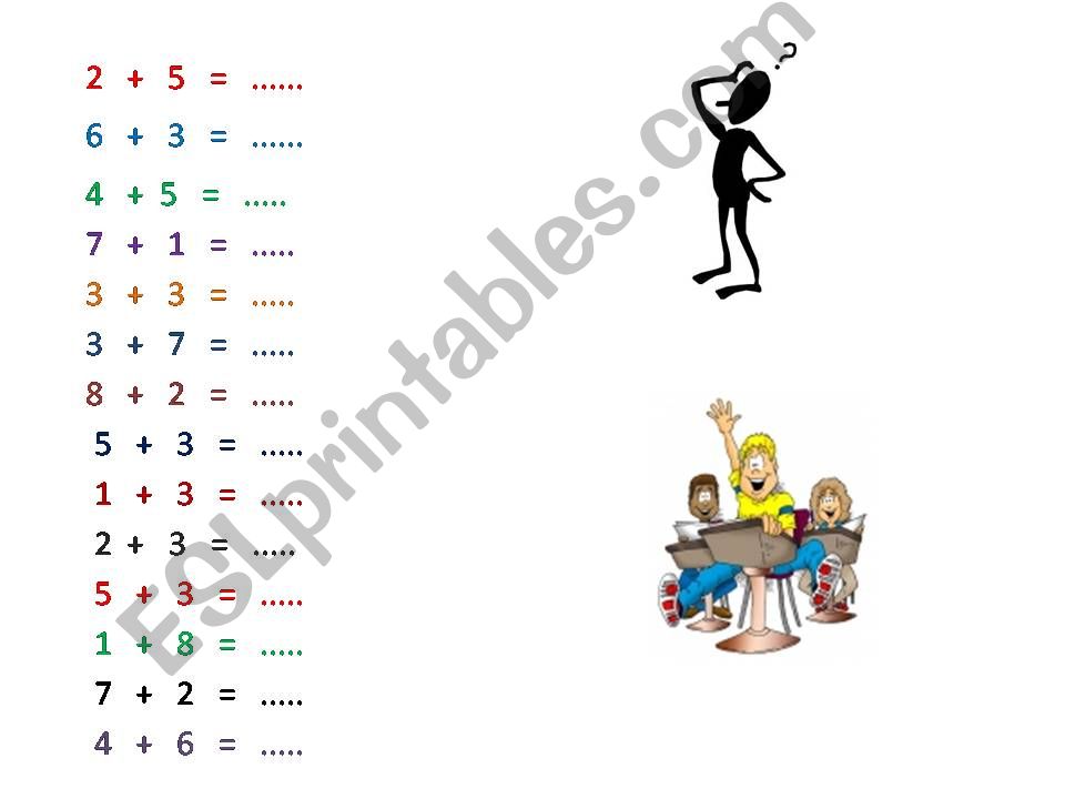 ESL - English PowerPoints: Numbers - addition