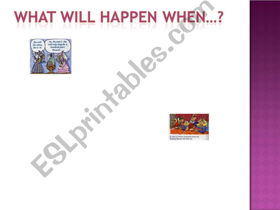 ESL - English PowerPoints: What will happen if…