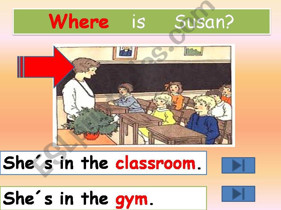 ESL - English PowerPoints: ROOMS AT THE SCHOOL