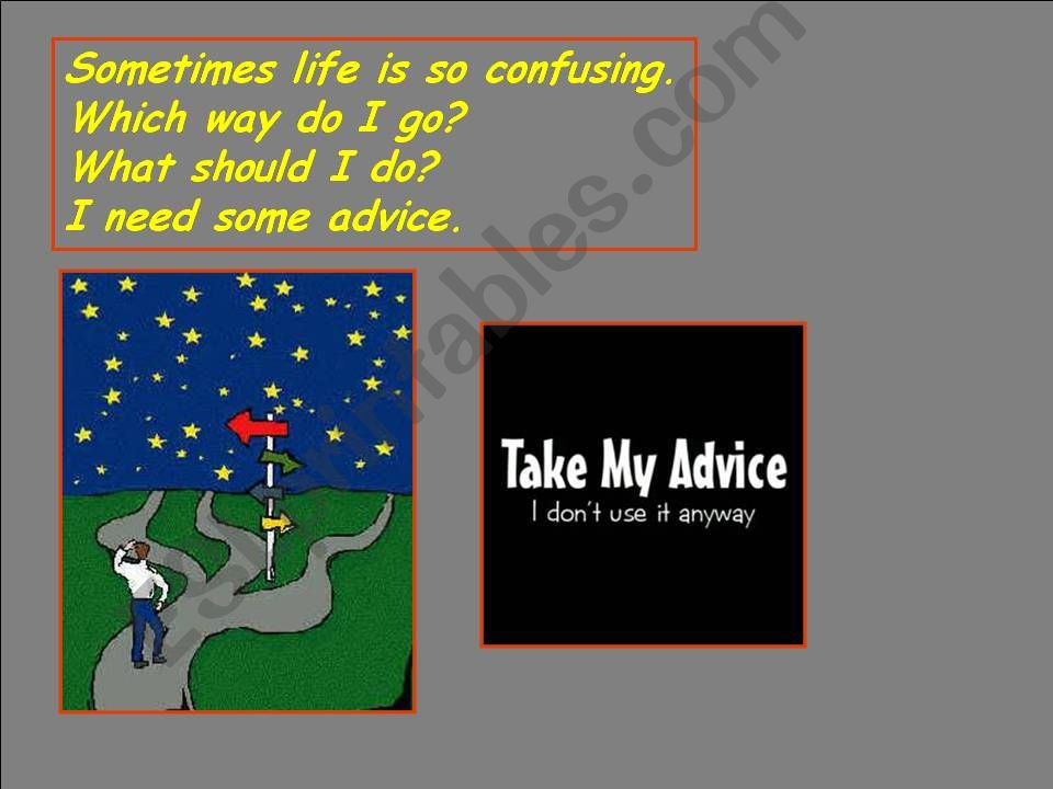 ESL - English PowerPoints: Giving advice