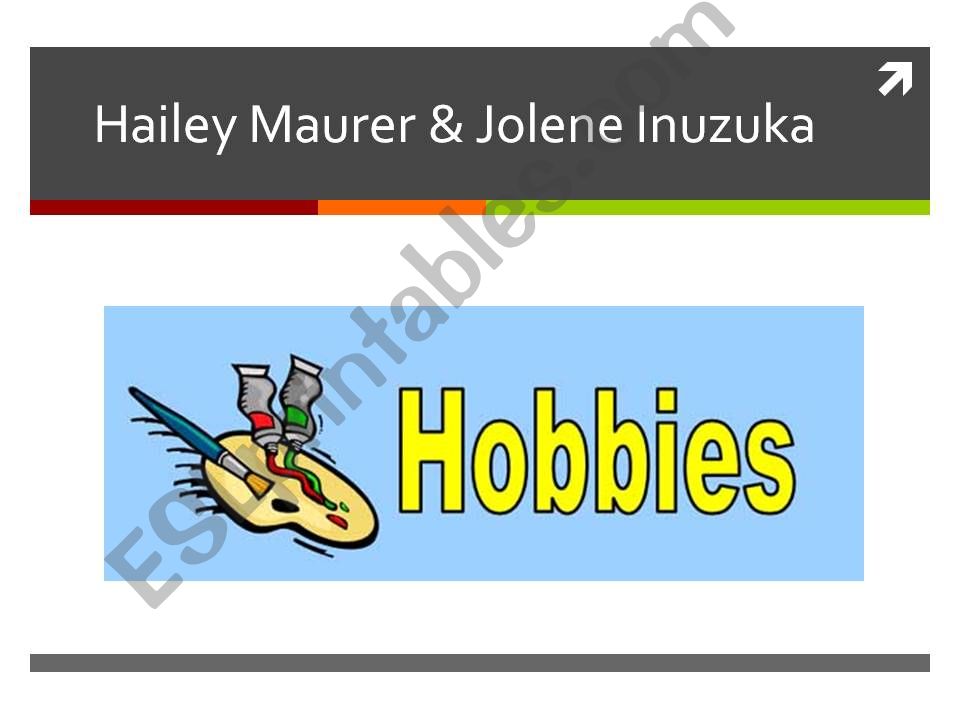 ESL - English PowerPoints: Hobbies and Interests (Beginners)