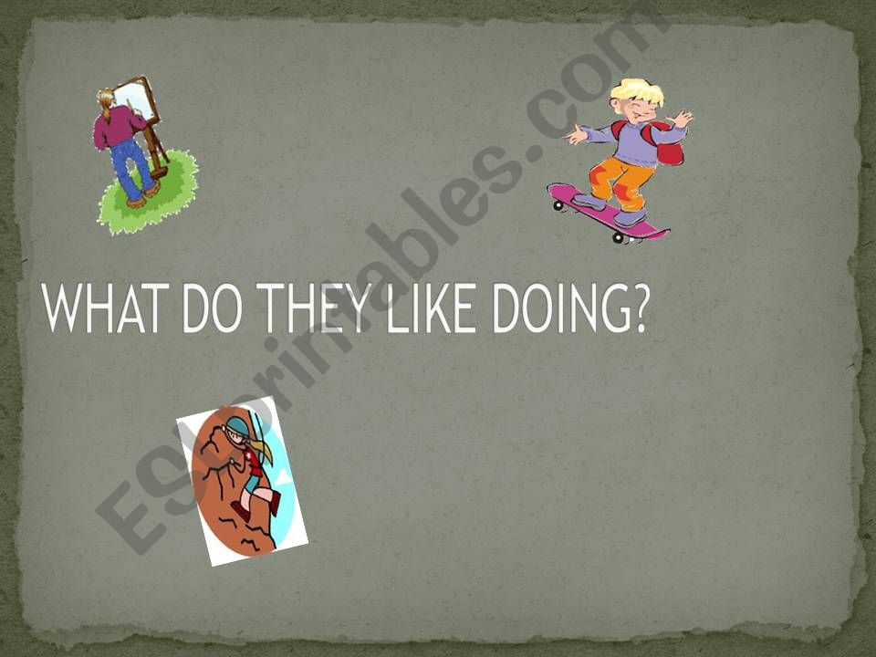 ESL - English PowerPoints: activities about likes