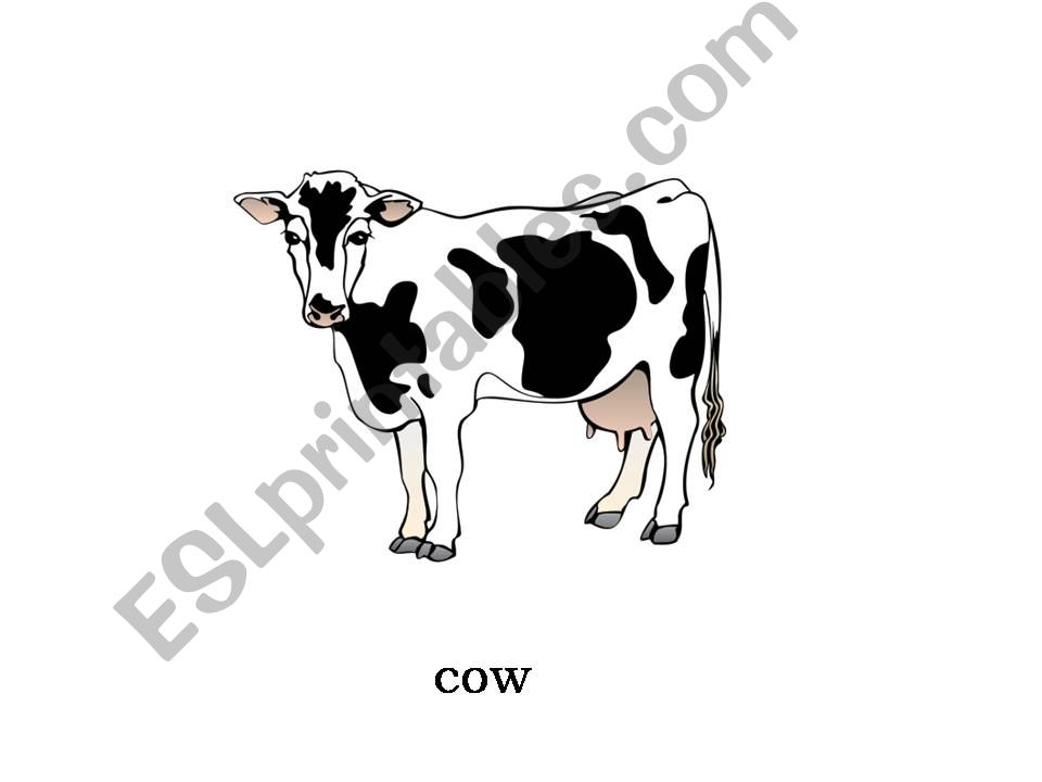 ESL - English PowerPoints: Farm animals