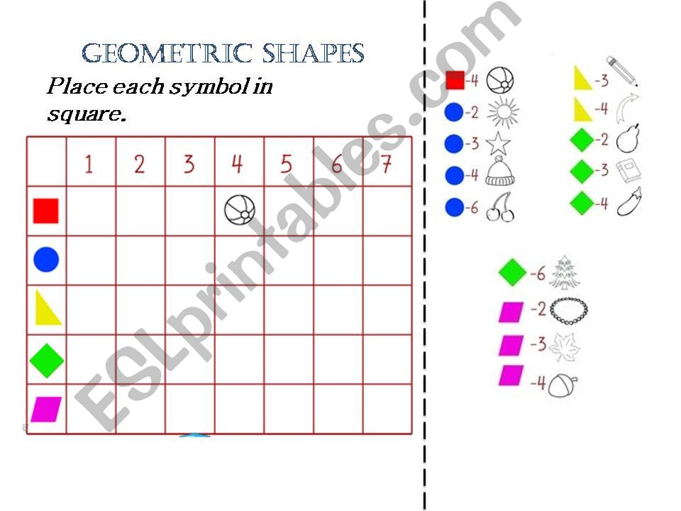 ESL - English PowerPoints: Geometric Shapes