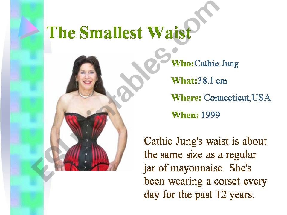 Guinness World Records Smallest Waist