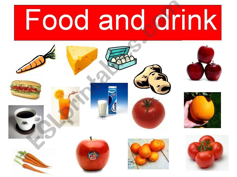 ESL - English PowerPoints: Food and Drink
