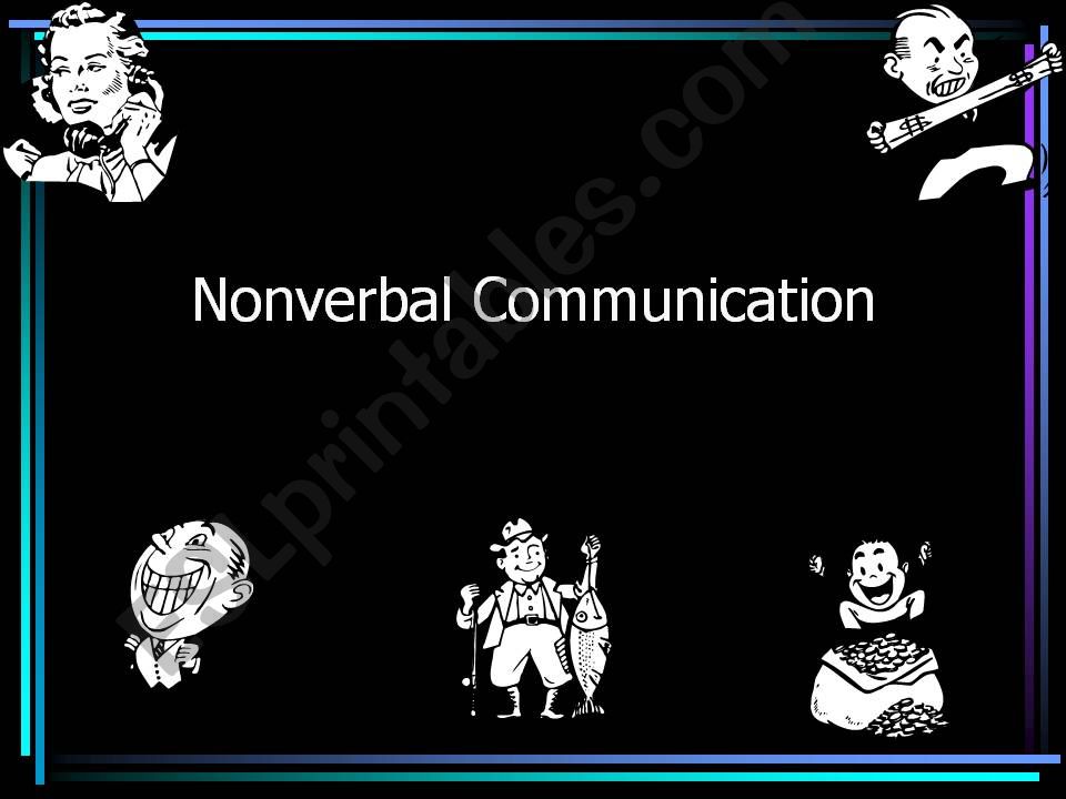 ESL - English PowerPoints: Nonverbal behavior