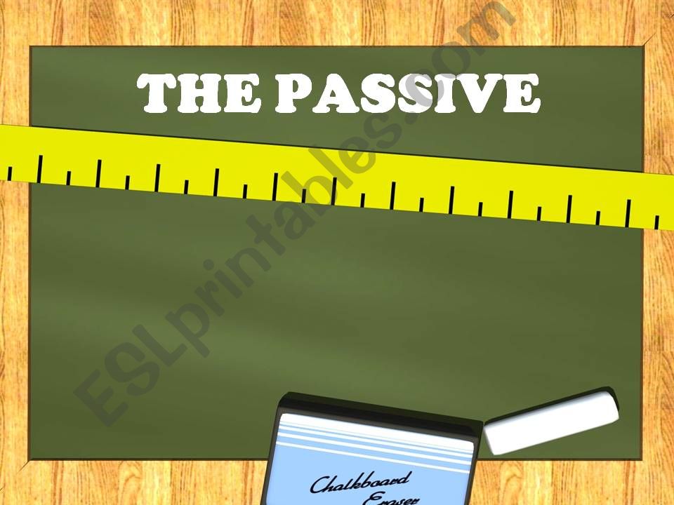 ESL - English PowerPoints: The passive voice