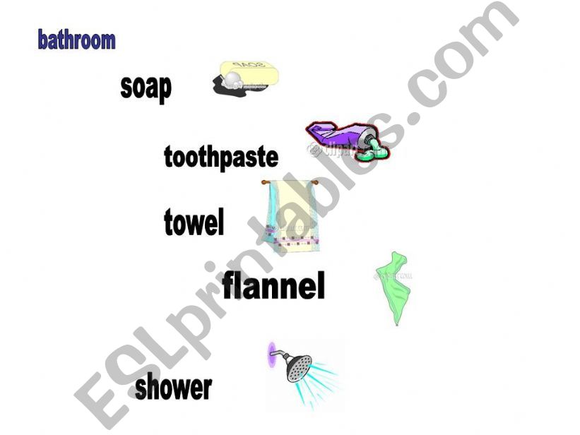 ESL - English PowerPoints: THE BATHROOM