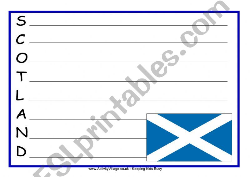ESL - English PowerPoints: St Andrews Day