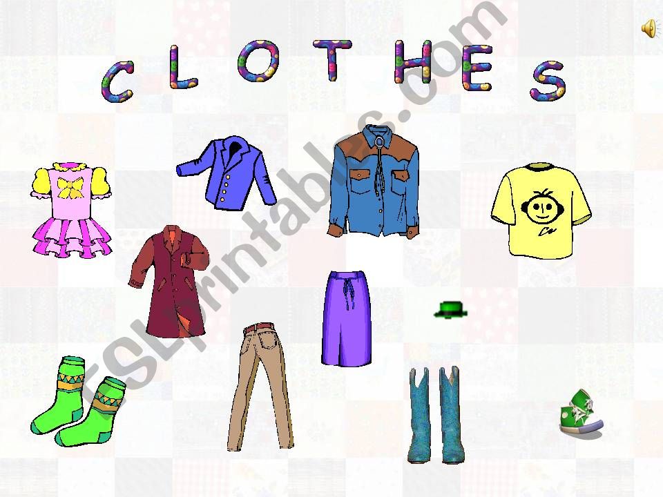 ESL - English PowerPoints: Clothes