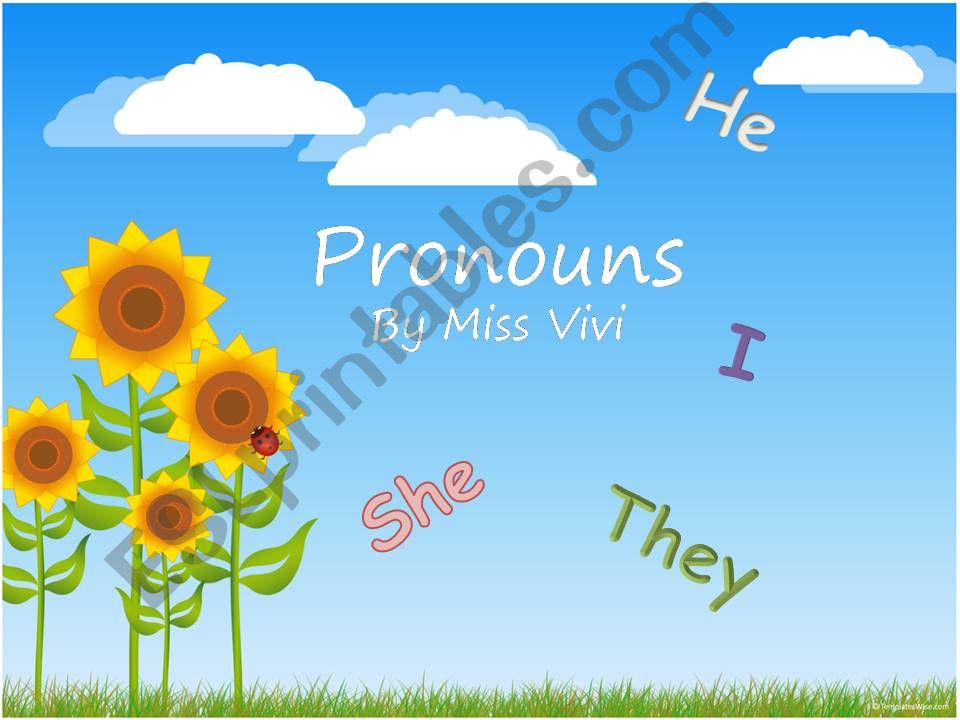 ESL - English PowerPoints: Pronouns