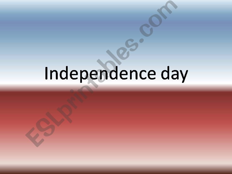 ESL - English PowerPoints: Polish Independence Day