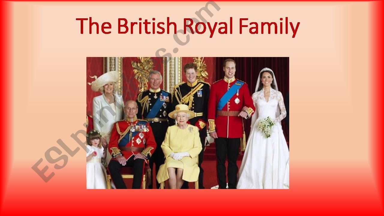 ESL - English PowerPoints: The British Royal Family