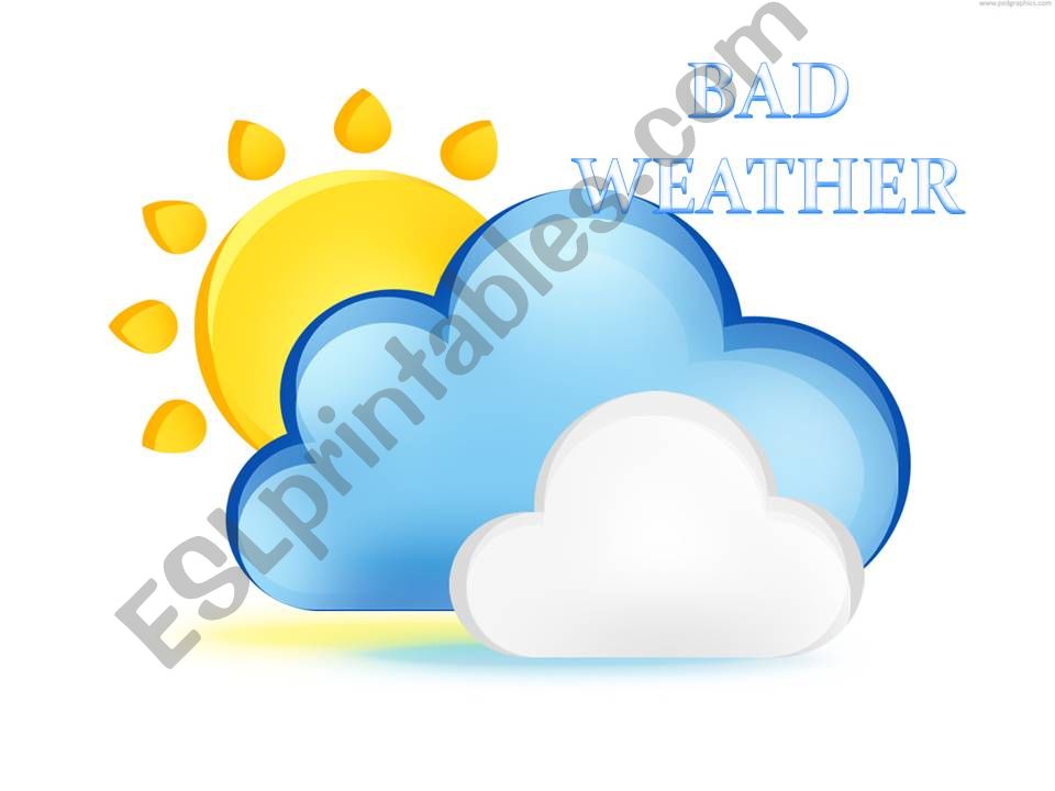 ESL - English PowerPoints: Bad weather