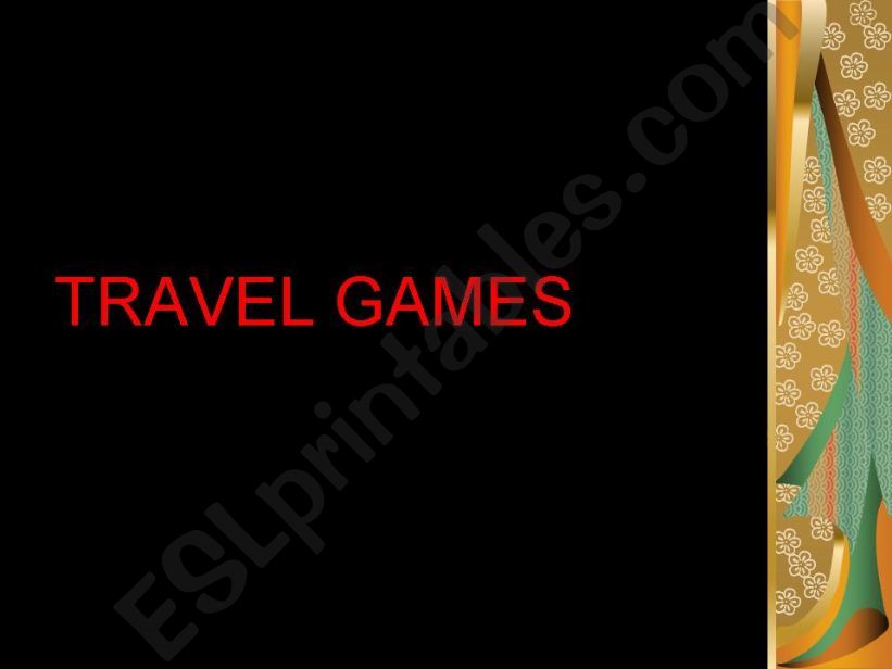 ESL English PowerPoints Travel Games esl-english-powerpoints-travel-games