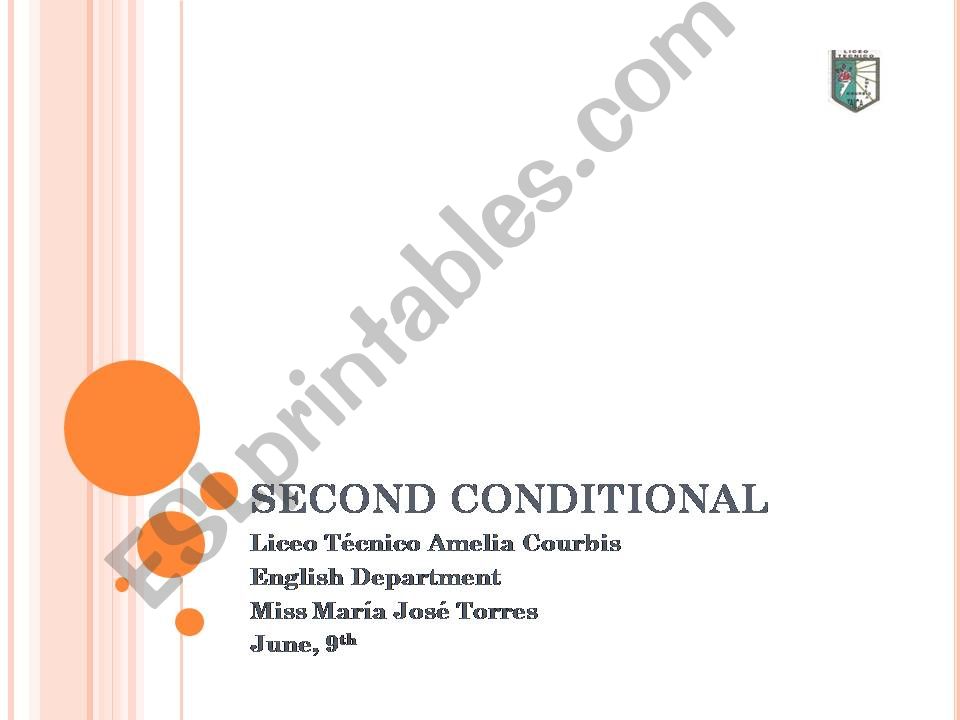 ESL - English PowerPoints: Second Conditional