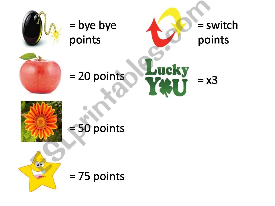 ESL English PowerPoints Bomb Game Numbers To 100