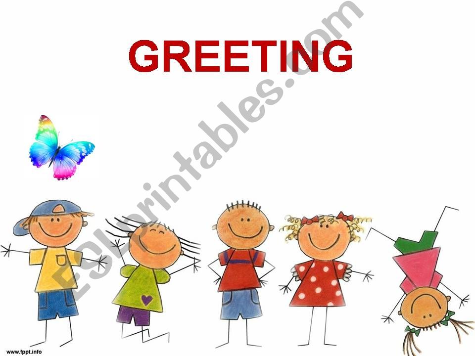 ESL - English PowerPoints: Greeting