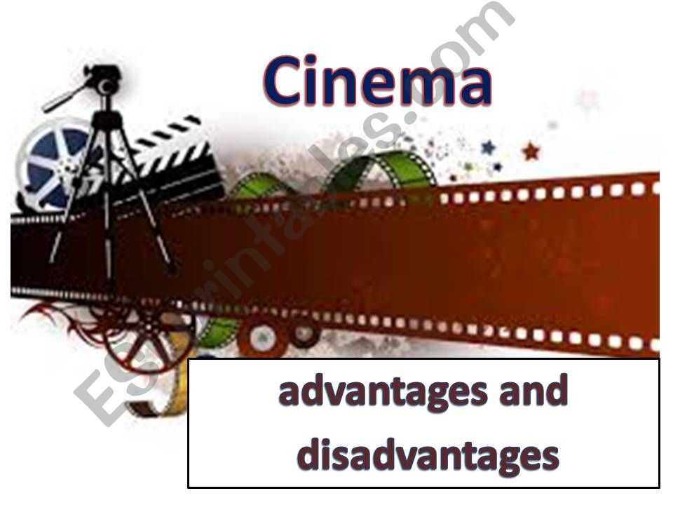 ESL - English PowerPoints: Cinema