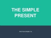 ESL - English PowerPoints: Simple Present Presentation