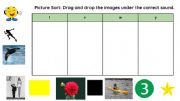 ESL - English PowerPoints: L, R, W, J Sound Sort