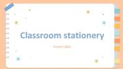 ESL - English PowerPoints: Classroom stationery