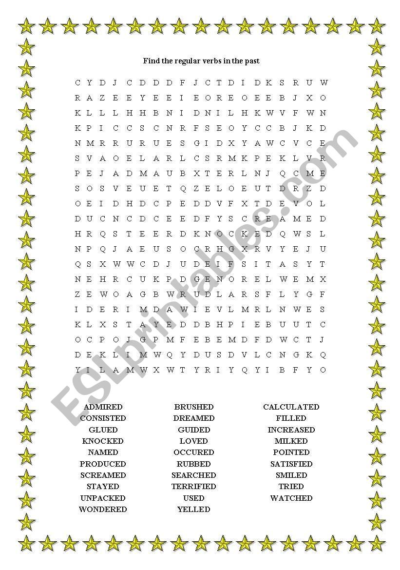 Crossword Puzzle Past Simple ESL Worksheet By Milandim