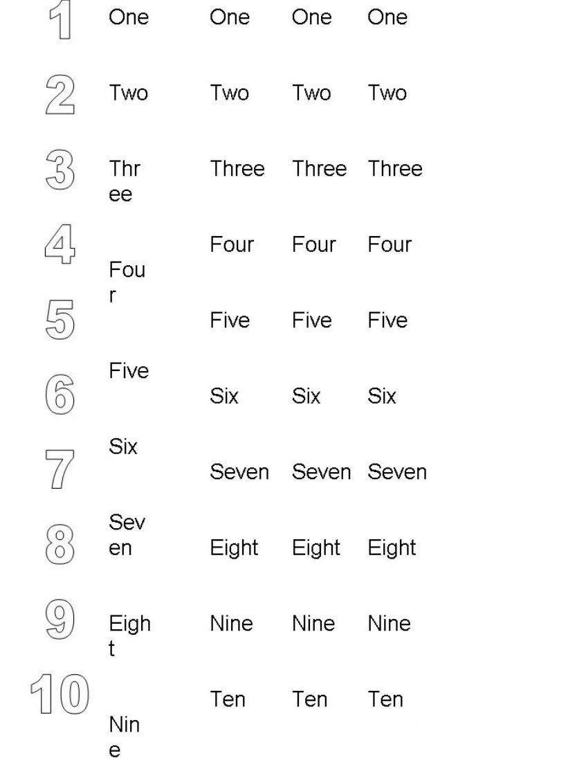 ESL - English PowerPoints: Numbers 1-10