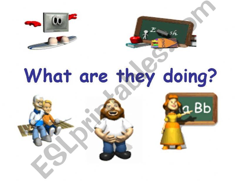 ESL - English PowerPoints: Present Progressive