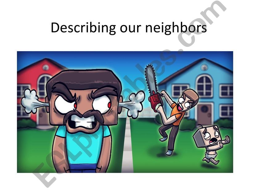 ESL - English PowerPoints: Adjectives to describe a neighbour