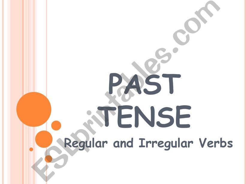 ESL - English PowerPoints: PAST SIMPLE