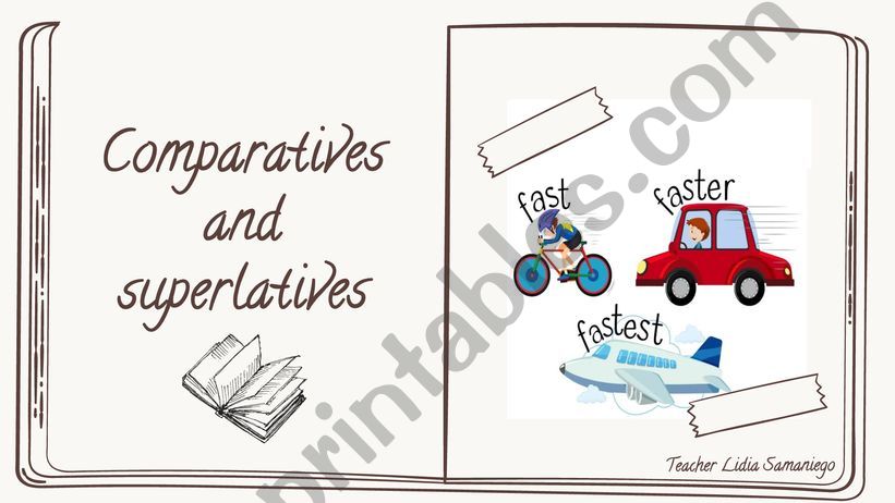 ESL - English PowerPoints: COMPARATIVE AND SUPERLATIVE