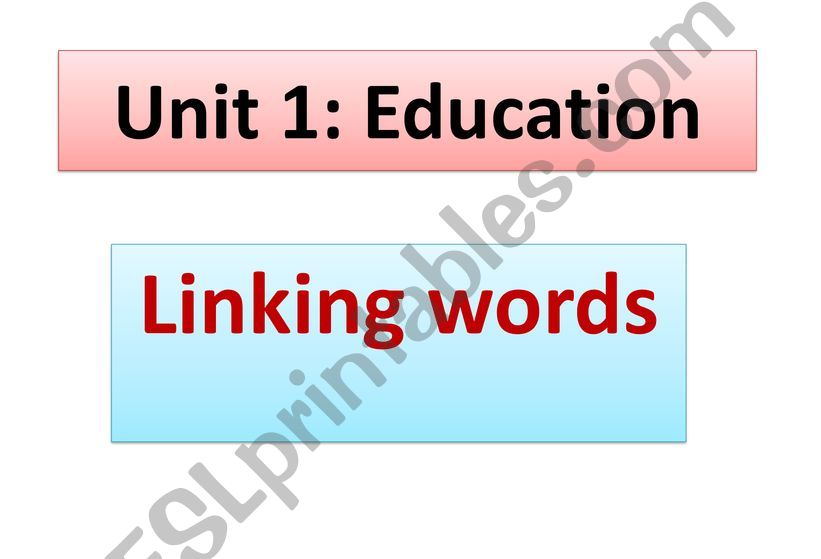 ESL - English PowerPoints: writing : linking words and how to write a ...
