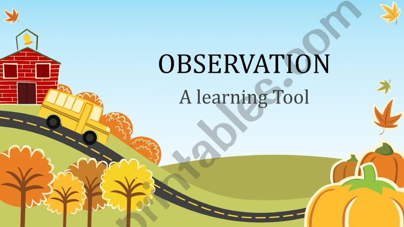 ESL - English PowerPoints: The Observation
