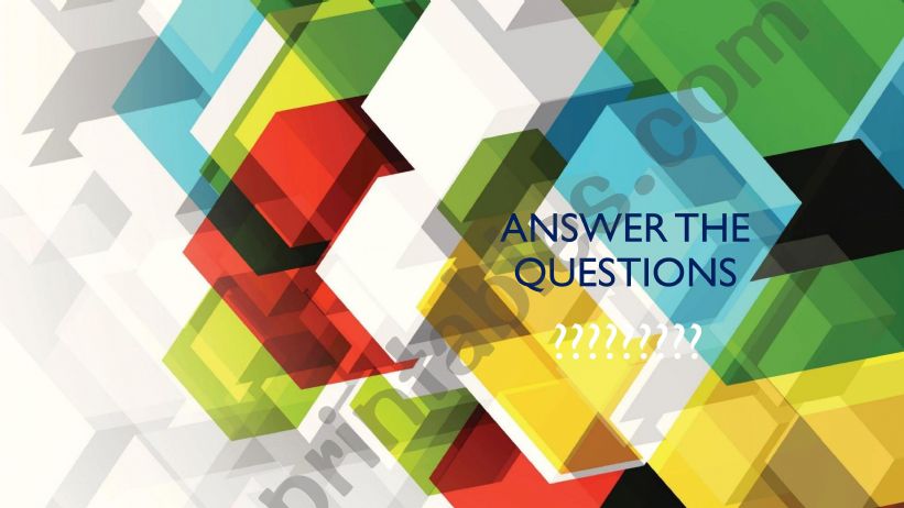 ESL - English PowerPoints: Questions