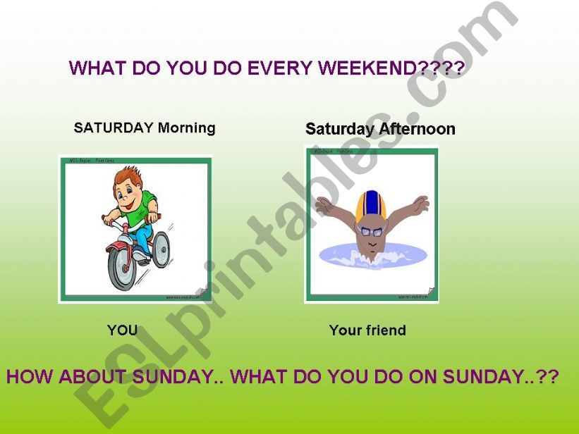 ESL - English PowerPoints: What Do You Do After School