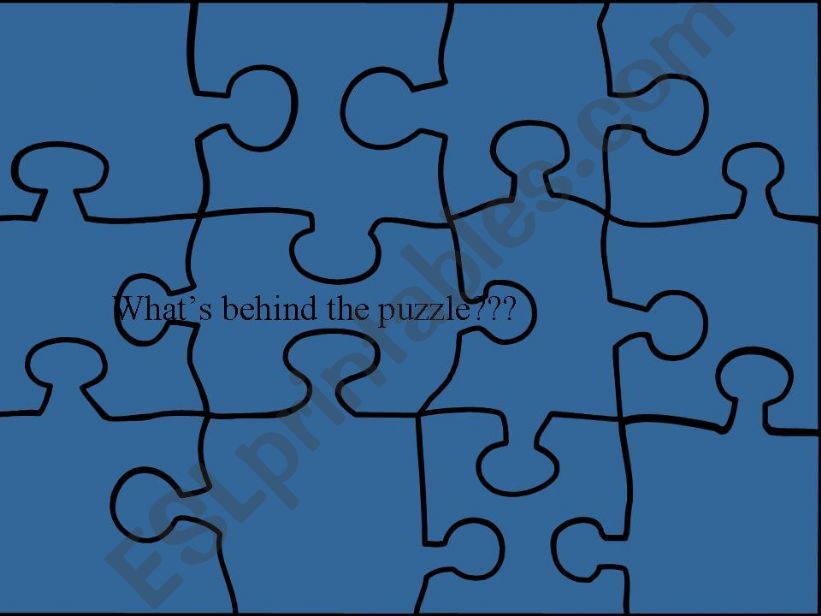 ESL - English PowerPoints: Interactive Zebra Puzzle: click the piece to ...
