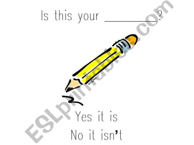 ESL - English PowerPoints: Is this your...?