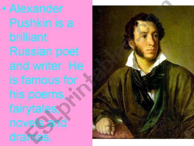 Alexander Pushkin Powerpoint HOLLYWOOD SPY: SEE SUREAL FANTASTICAL