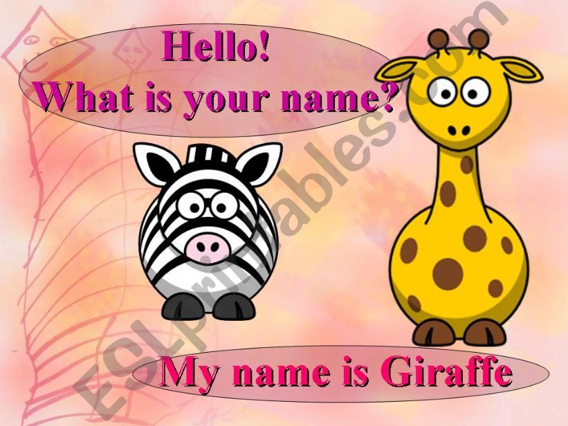 ESL - English PowerPoints: How are you?