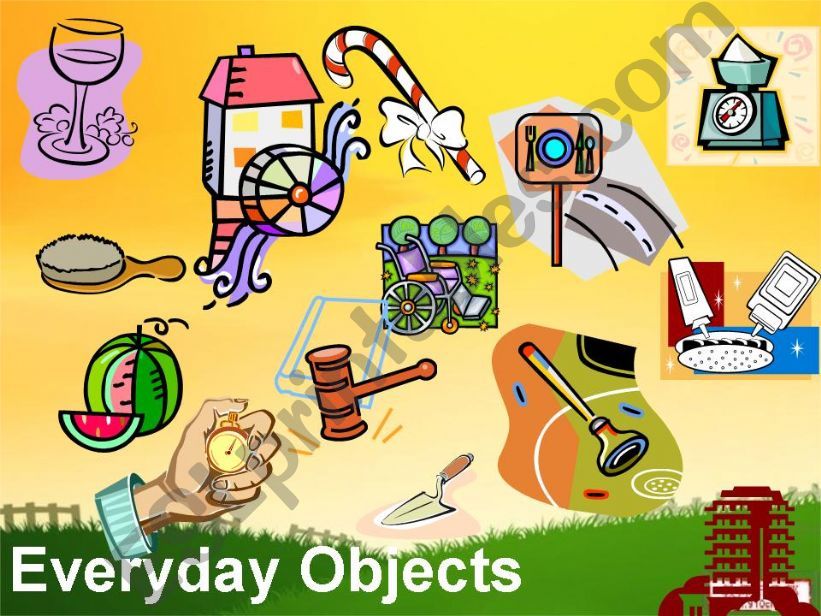 ESL - English PowerPoints: everyday objects
