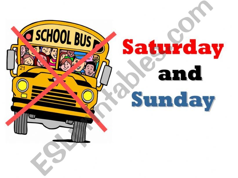 ESL - English PowerPoints: weekends activities